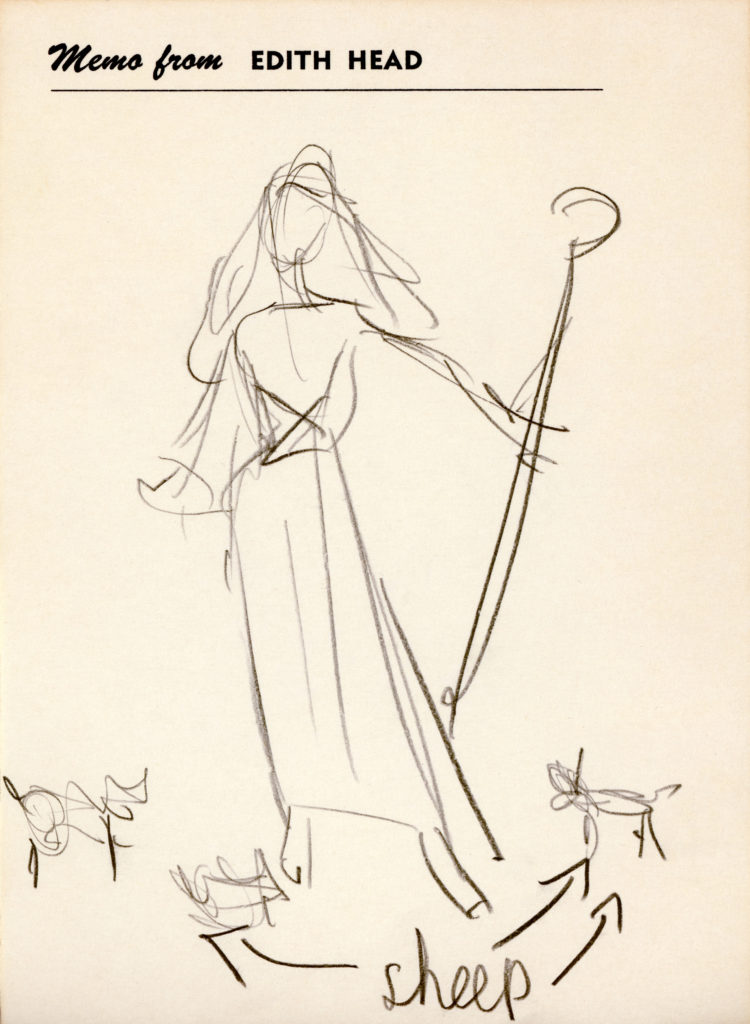 From the AFI Archives: Edith Head’s Personal Sketches | American Film ...