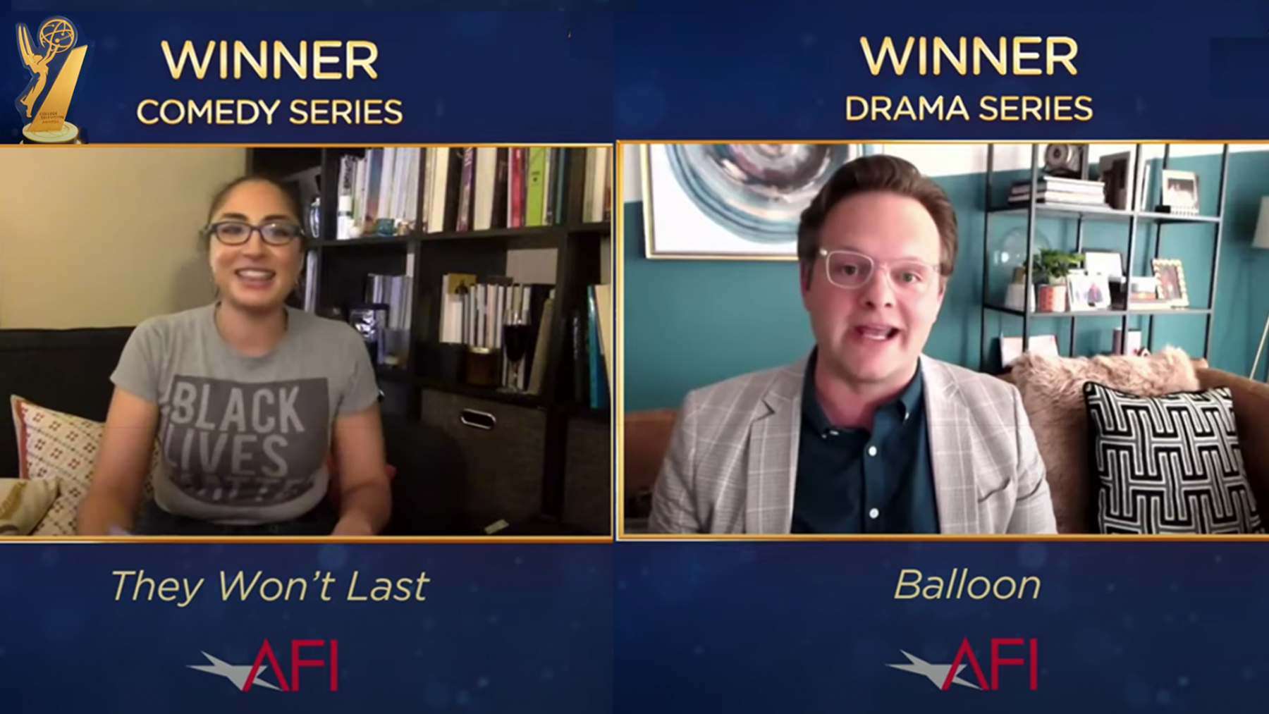 AFI Alumni Win College TV Awards | American Film Institute