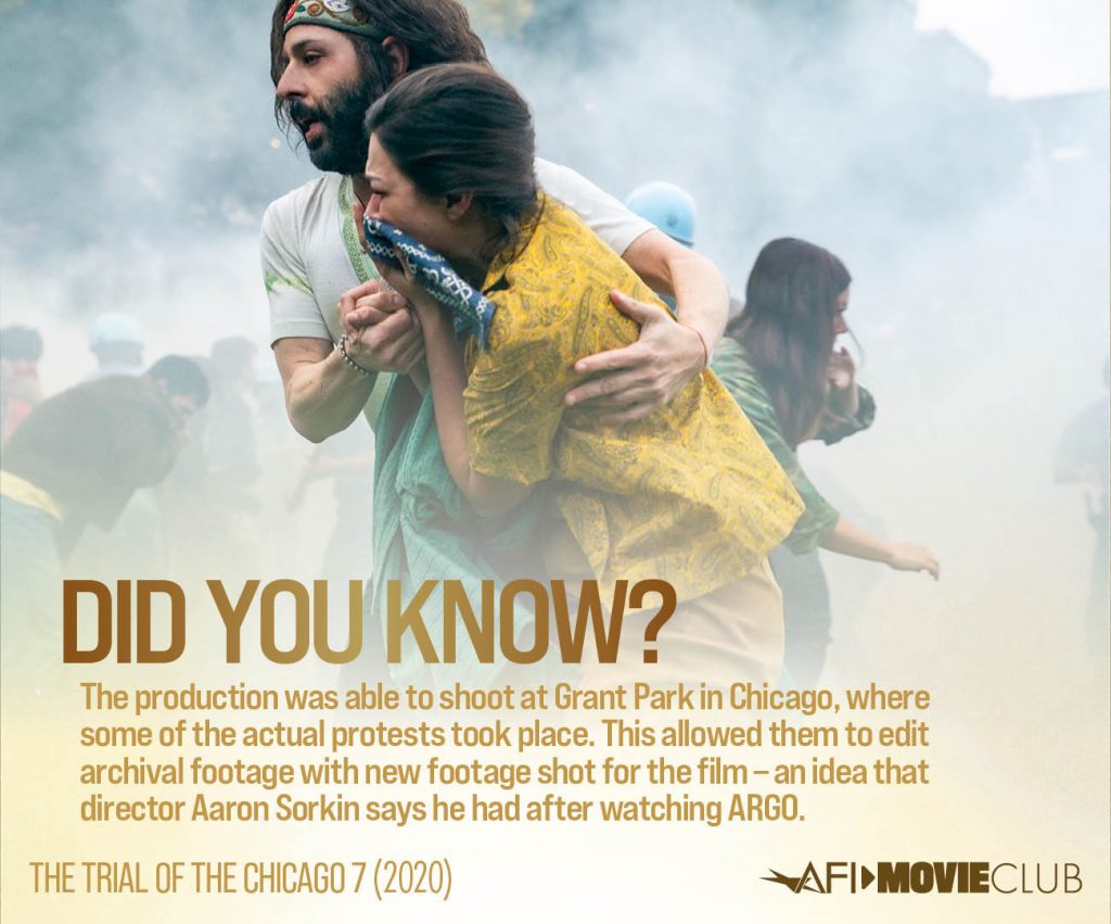 AFI Movie Club: AFI AWARDS Honoree THE TRIAL OF THE CHICAGO 7 ...