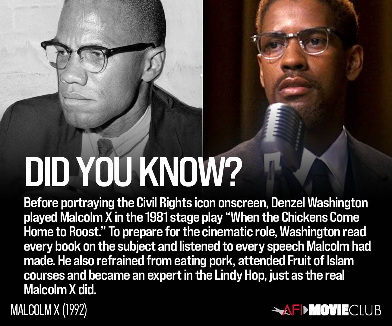 AFI Movie Club Rewind: MALCOLM X | American Film Institute