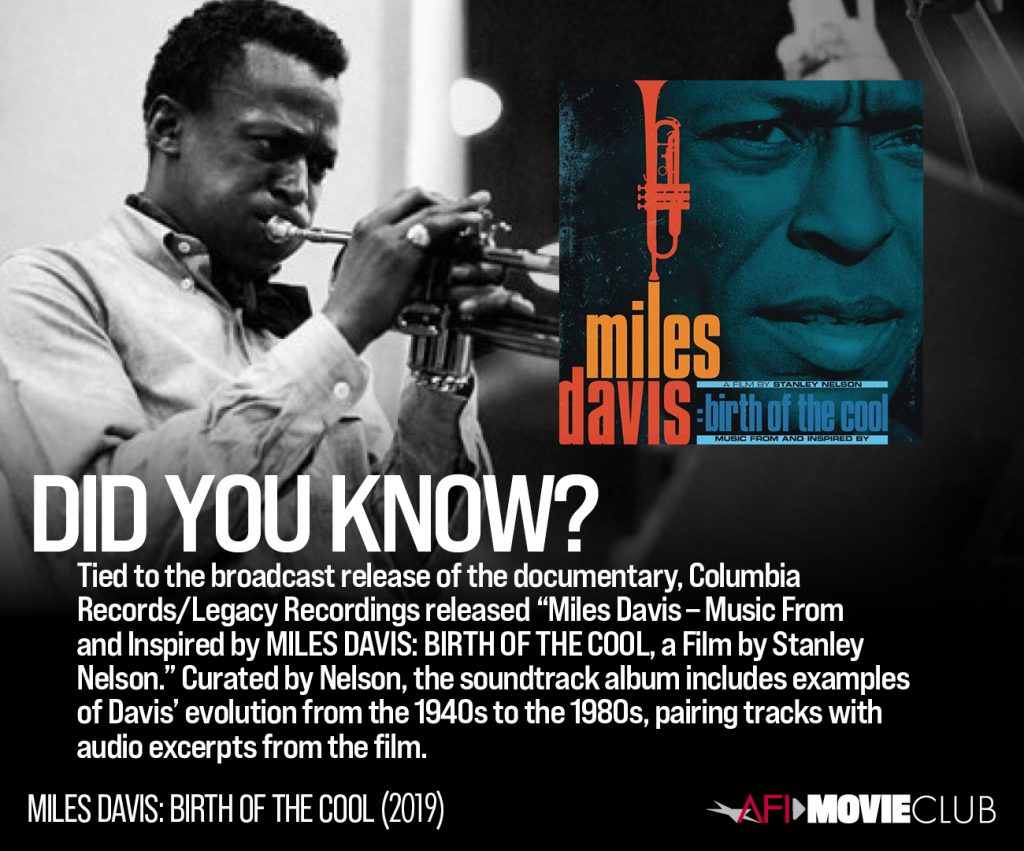 AFI Movie Club: MILES DAVIS: BIRTH OF THE COOL | American Film Institute