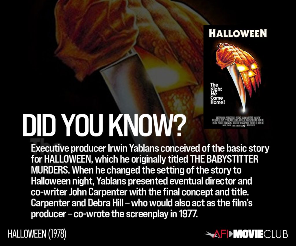 AFI Movie Club Rewind: HALLOWEEN | American Film Institute