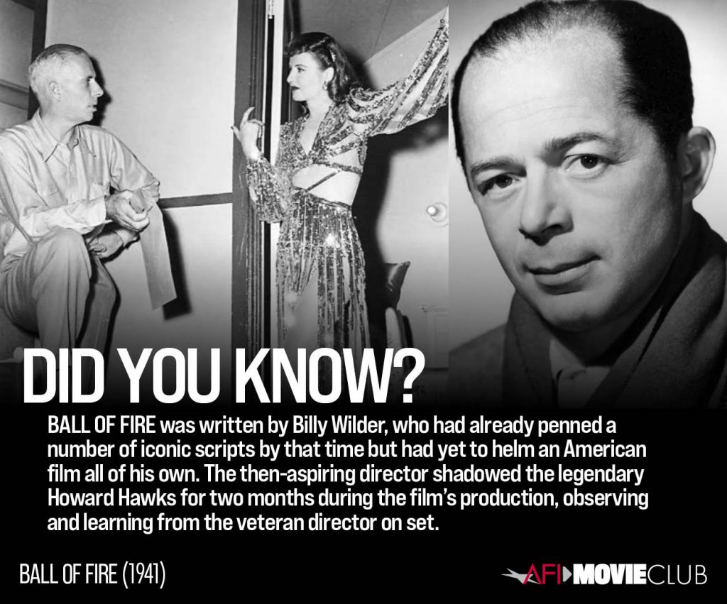 AFI Movie Club: BALL OF FIRE | American Film Institute