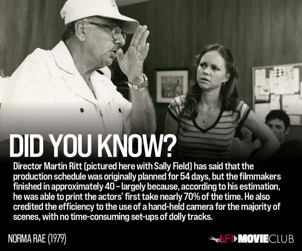 AFI Movie Club: NORMA RAE | American Film Institute