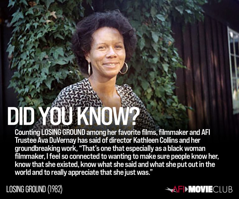 LOSING GROUND (1982) – AFI Movie Club | American Film Institute