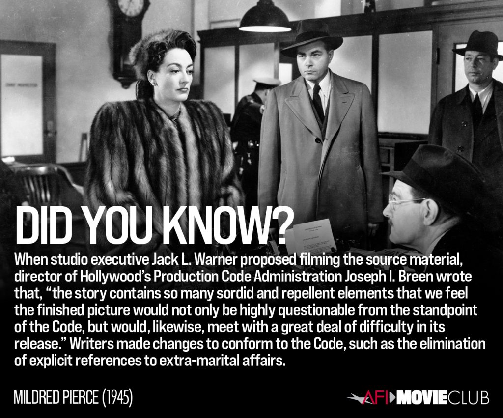 AFI Movie Club: MILDRED PIERCE | American Film Institute