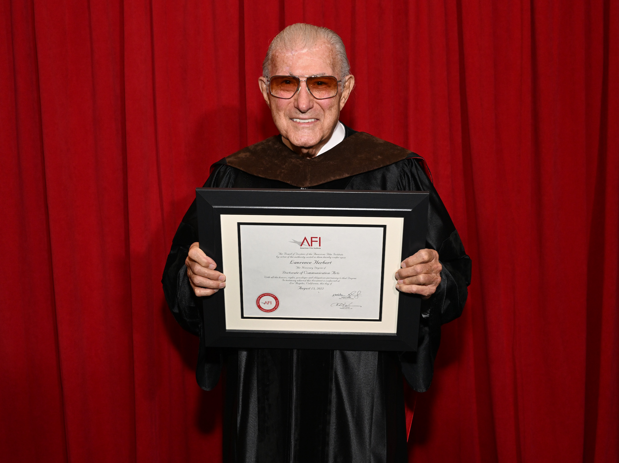 Michelle Yeoh and Lawrence Herbert Receive Honorary Degrees at AFI ...