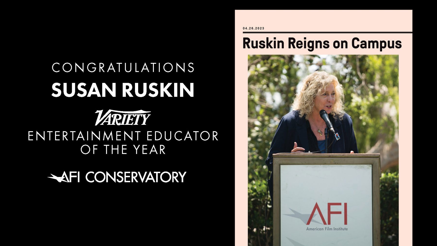 Dean Susan Ruskin Named Variety’s Entertainment Educator of the Year ...